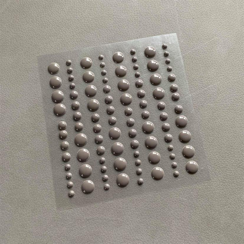 Simple And Basic - Enamel Dots - Warm Grey