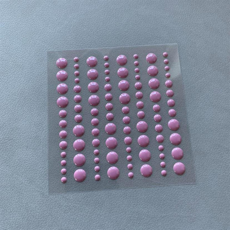 Simple And Basic - Enamel Dots - Old Rose