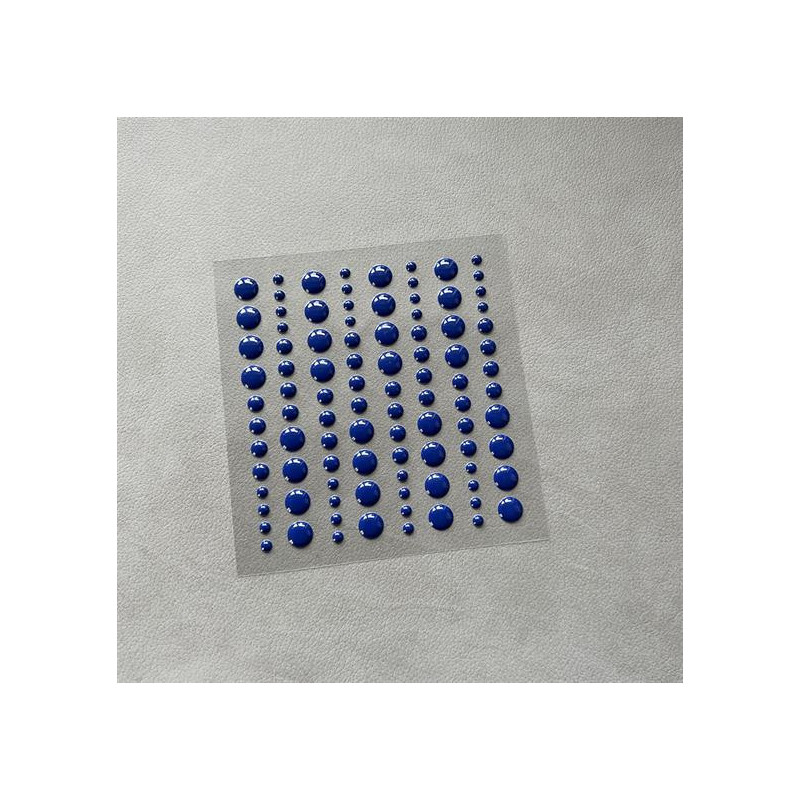 Simple And Basic - Enamel Dots - Royal Blue