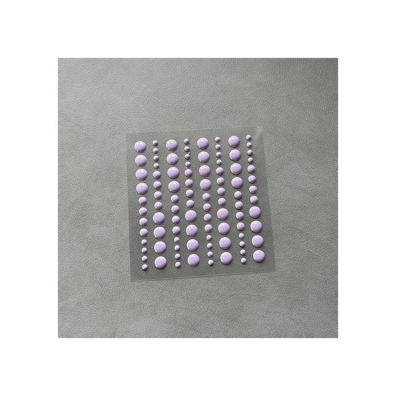 Simple And Basic - Enamel Dots - Light Purple