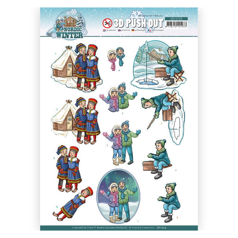 Pushout - Yvonne Creations - Funky Nanna Nordic Winter - Ice Fishing ...