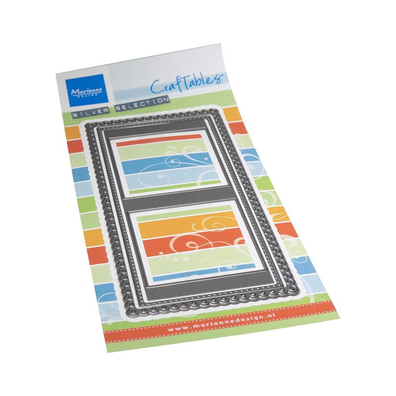 Marianne Design - Craftables - Mini Slimline 2 Squares - CR1617