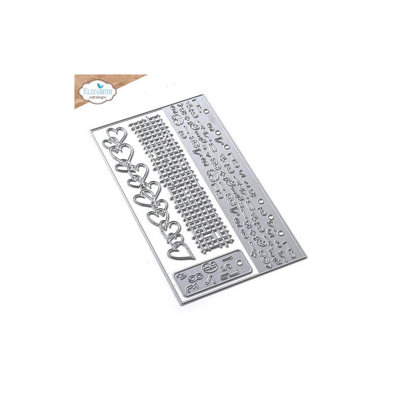 Elizabeth Craft Designs - Planner Essentials 40 - Number Border & Patterns