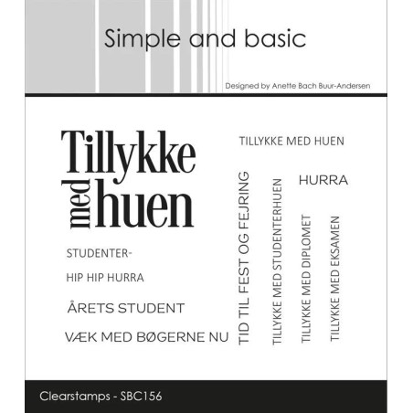 Simple And Basic - Stempel - Danske Tekster - SBC156