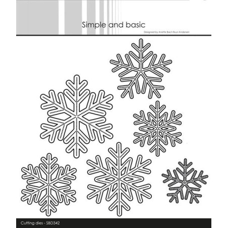 Simple And Basic - Snowflakes - SBD342