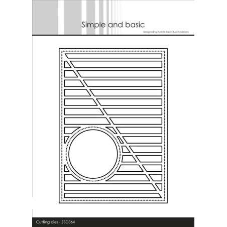 Simple And Basic - A6 Cover Die w/Round Windows - SBD364