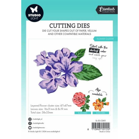 Studio Light - Essentials - Layered Flower Cluster - SL-ES-CD811