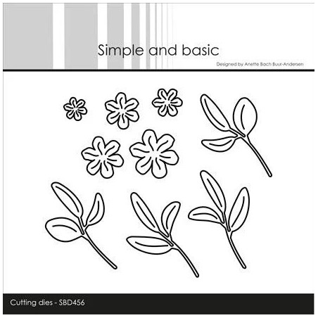Simple And Basic - Flowers And Leaves - SBD456