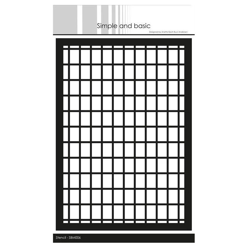Simple And Basic - Stencil - Small Rectangles Add-On For SBD494
