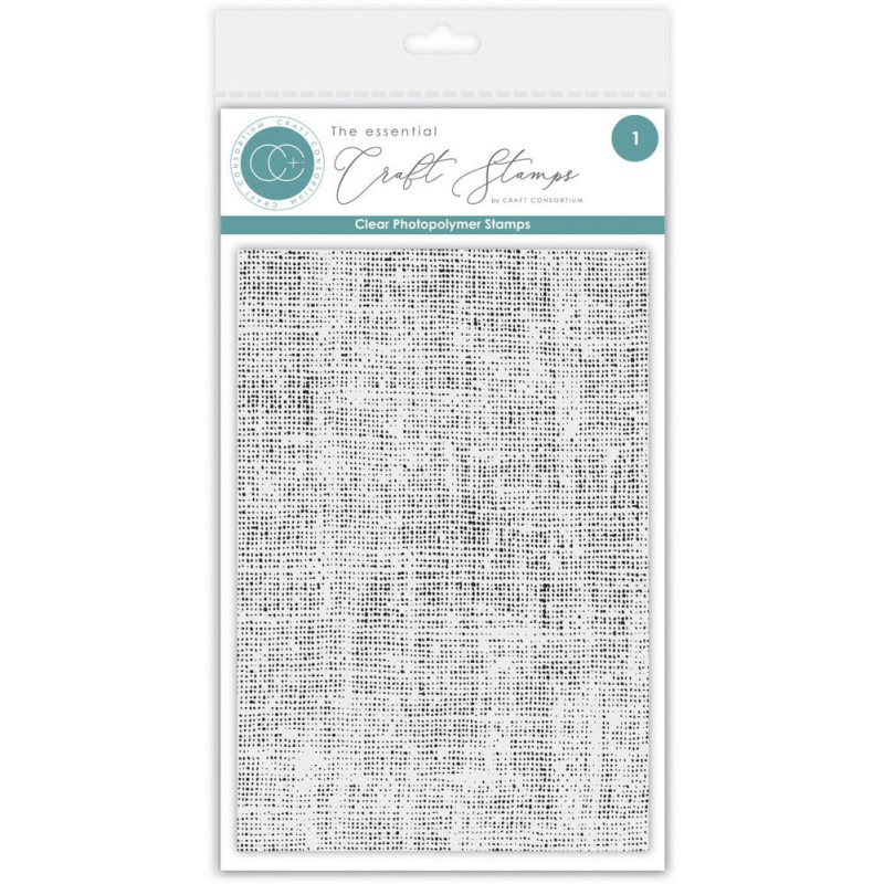 Craft Consortium - Clear Stamps - Linen Texture