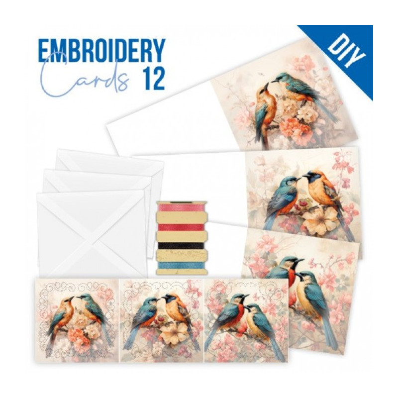 Stitch And Do Cards 11 - Beautiful Birds