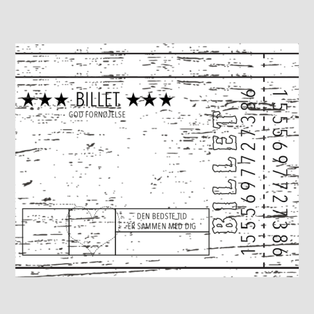 Design5 - Stempel - Billet Med Effekt - D500213C