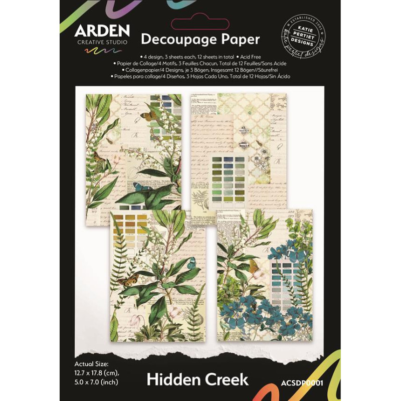 Arden Creative Studio - Decoupage Paper - Hidden Creek