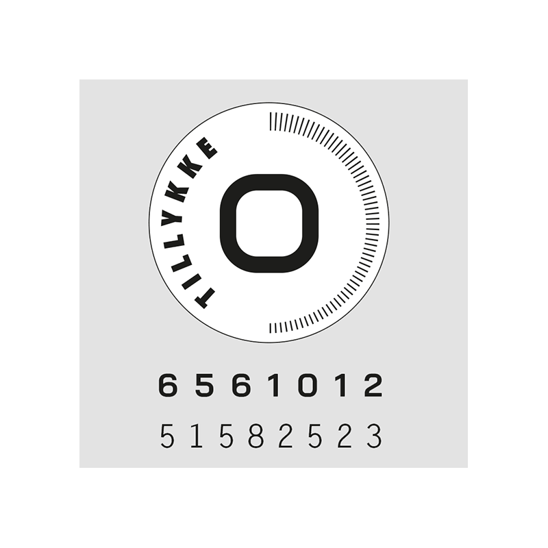 Design5 - Stempel - Tillykke lllll - D500218C