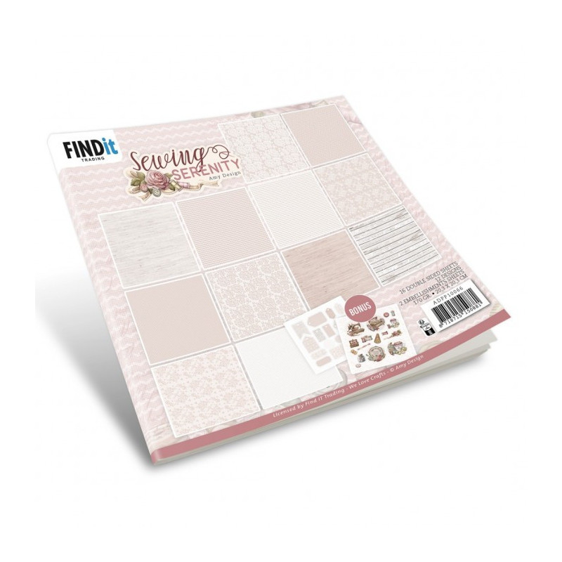 Amy Design - Papirblok - Sewing Serenity - ADPP10066