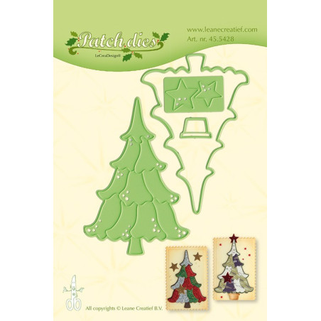 Leane Creatief - Patch Die Christmas Tree - 45.5428